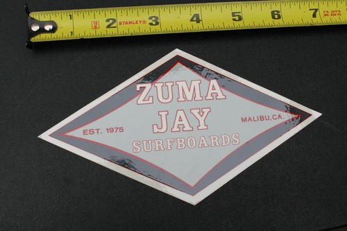Zuma Jay Surfboards Malibu California Classic Grey V20b Vintage Surfing ...