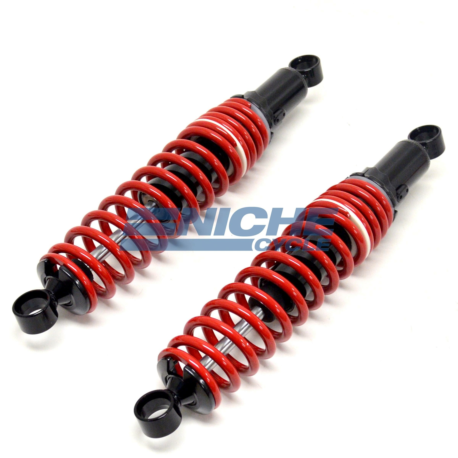 Classic Cafe Style Motorcycle Rear Shocks Eye To Eye 330mm | eBay