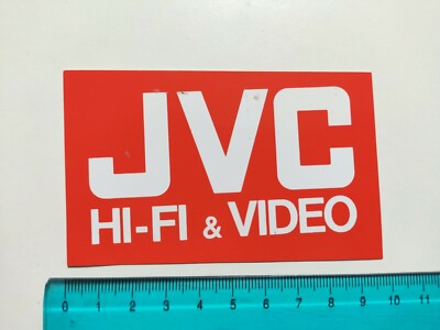 Klebstoff JVC Hi-Fi & Video Sticker Autocollant Decal 80s Original | eBay