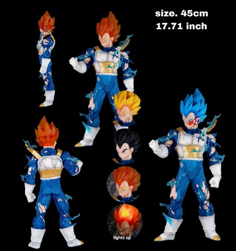 Dragon Ball Z Vegeta 45CM Anime Figure PVC Collection Brand New | eBay