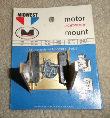 Vintage RC Airplane Part Midwest Engine Mount #1046 NIP | eBay