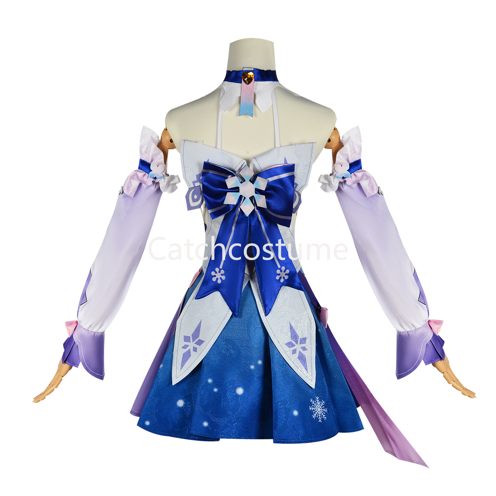 Anime Game HSR Honkai Star Rail March 7th Celebration Dress Cosplay ...