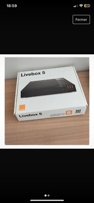 LIVEBOX 5 ORANGE MODEM FIBRE | eBay