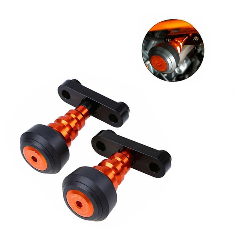Frame Crash Sliders Protectors 2PCS Motorcycle Orange Fit For DUKE 125 ...