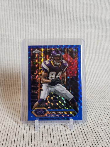 2024 Topps Composite #13 Randy Moss Blue Geometric Minnesota Vikings ...