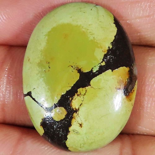 100% Naturel Tibet Turquoise Ovale Cabochon Gemme 36.25 Cts 23x31x6 MM ...