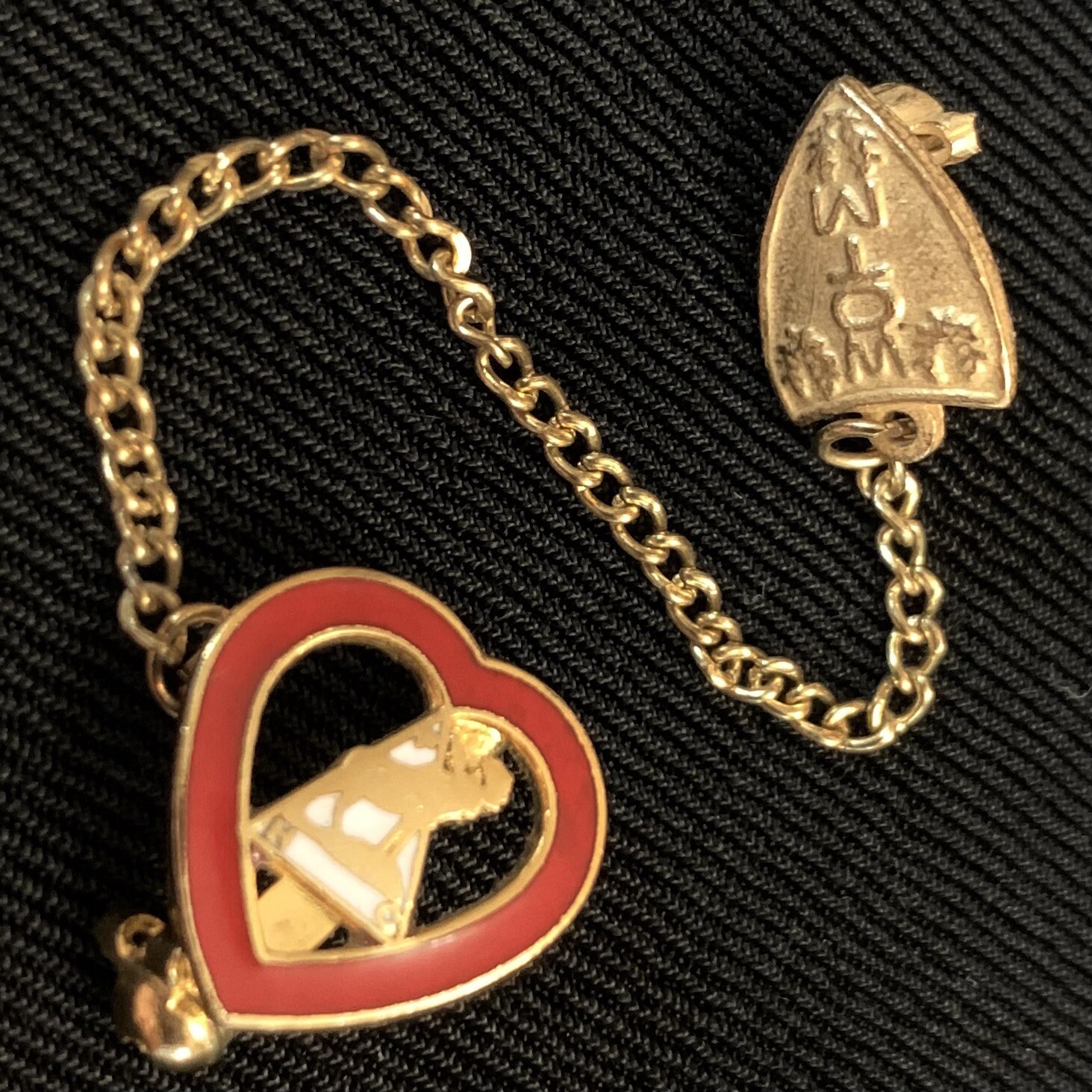 Vintage Loyal Order of the Moose / WOTM Women's Heart FHC Faith Hope ...