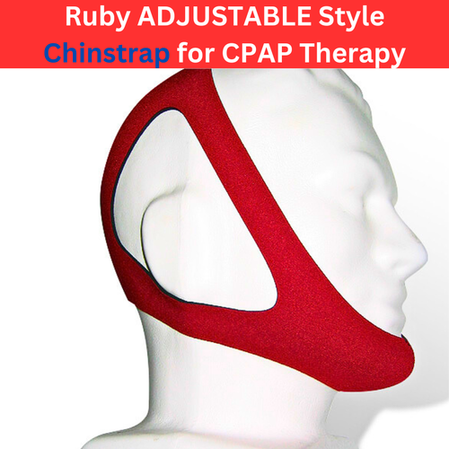 Ruby ADJUSTABLE Style Chinstrap for CPAP Therapy Bands Standard | Extra Large | eBay