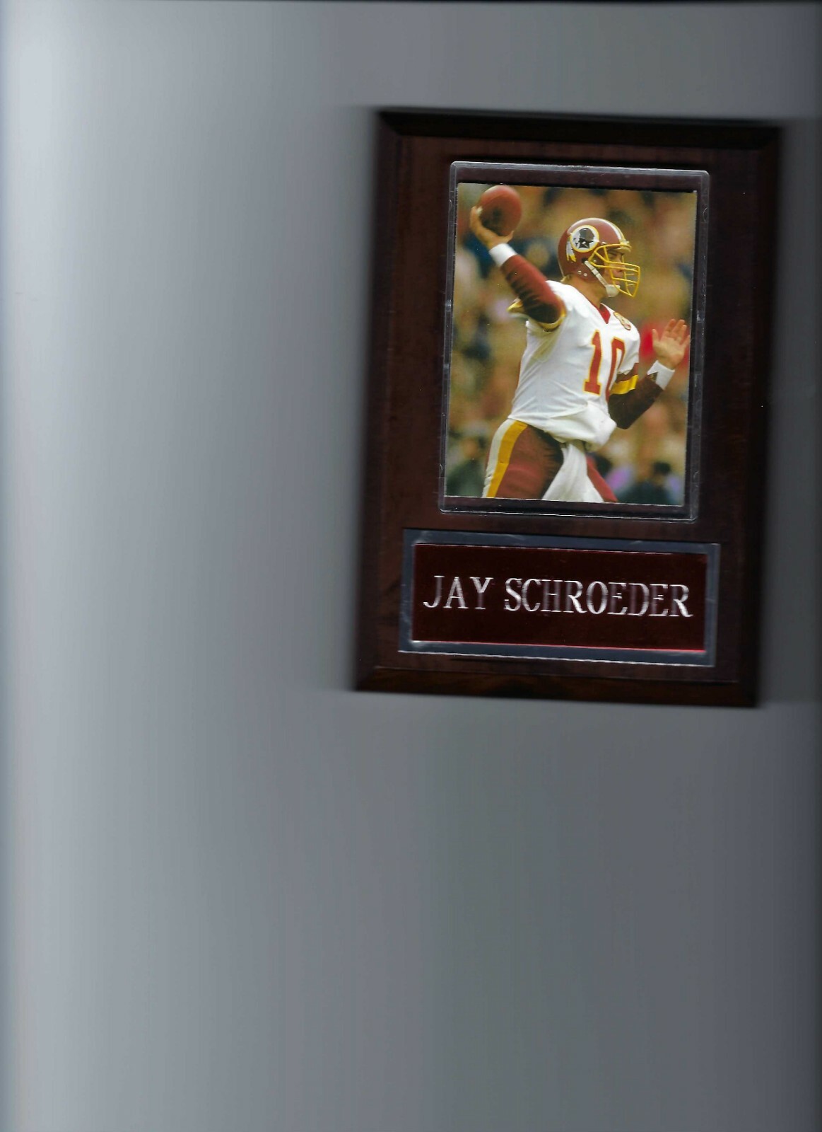 JAY SCHROEDER PLAQUE WASHINGTON REDSKINS FOOTBALL NFL | eBay