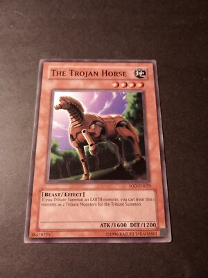 Yu-Gi-Oh! The Trojan Horse Common Card SOD-EN029 LP | eBay