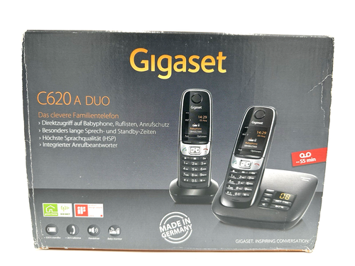 Gigaset C620 A DUO - mit Anrufbeantworter, schnurlos Telefon | eBay.de