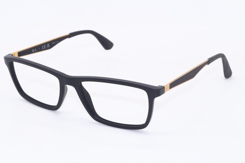 NEW RAY-BAN RB 7056 5644 BLACK AUTHENTIC DESIGNER FRAMES EYEGLASSES 55 ...