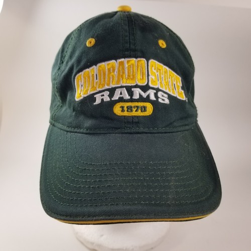 Vintage Colorado State Rams Hat Cap Strapback Football Mens Green THE ...