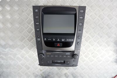 LEXUS GS300 2006 RHD RADIO SAT NAVIGATION HEAD UNIT 86111-30430 86130 ...