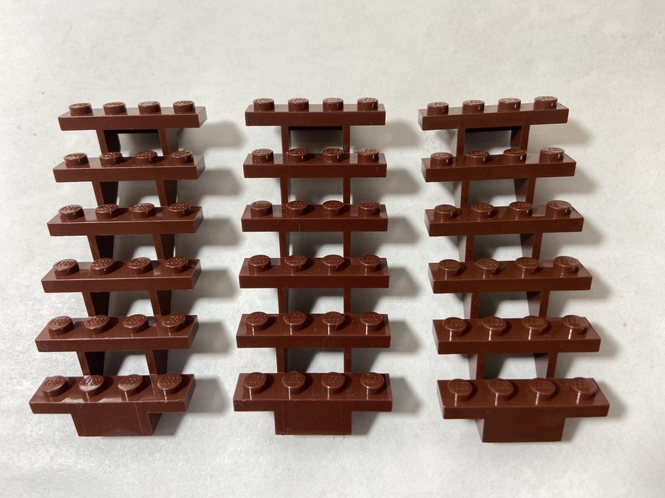 LEGO Open Straight Staircase- BROWN-#30134- Castle, Harry Potter ...