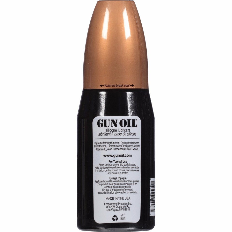 GUN OIL Silicone Based Personal Lubricant Premium Glide Long Lasting ...