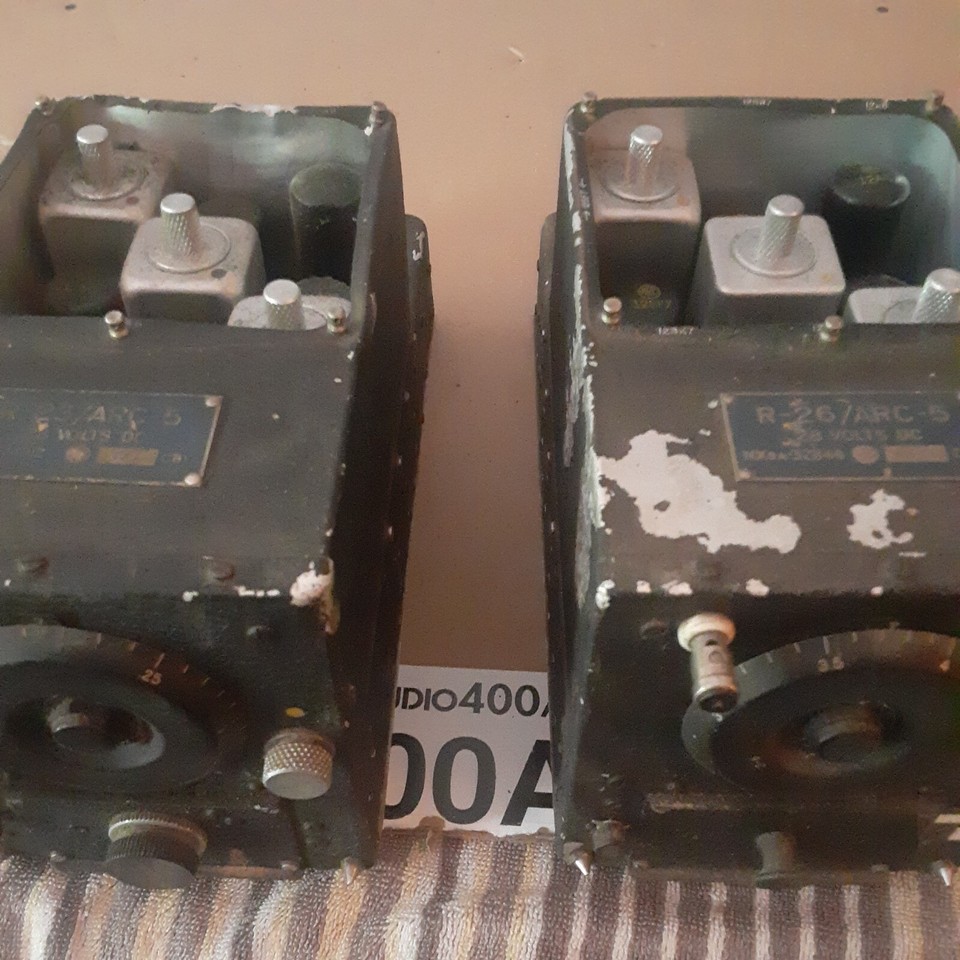 VINTAGE MILITARY RADIO RECEIVERS R-26 R-23/ARC-5 SW LW VLF AIRCRAFT ...