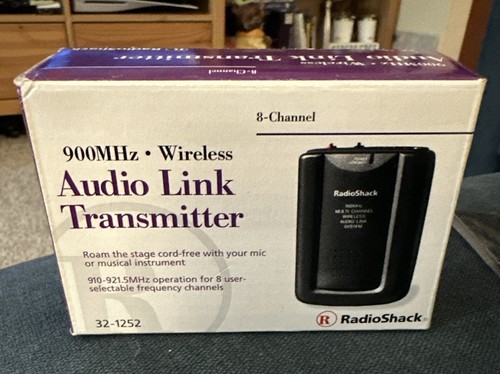 Radio Shack 900 MHz Audio Link Transmitter Wireless #32-1252 NOT TESTED ...