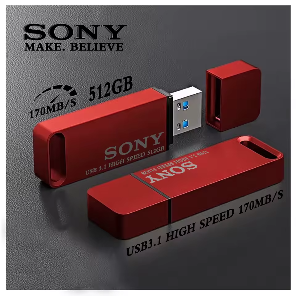 SONY High Speed PenDrive 2TB USB Flash Drive 1TB Metal Pendrive 512GB 256GB Port | eBay