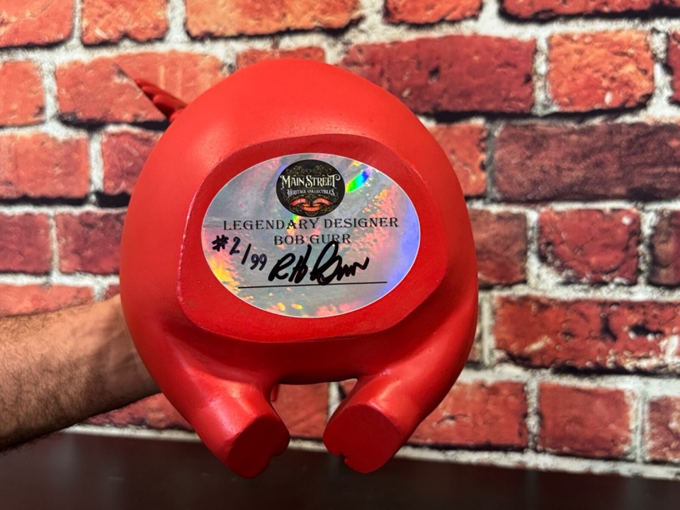 Disneyland World Mr Toad’s Wild Ride Devil Prop Signed By Legend Bob ...