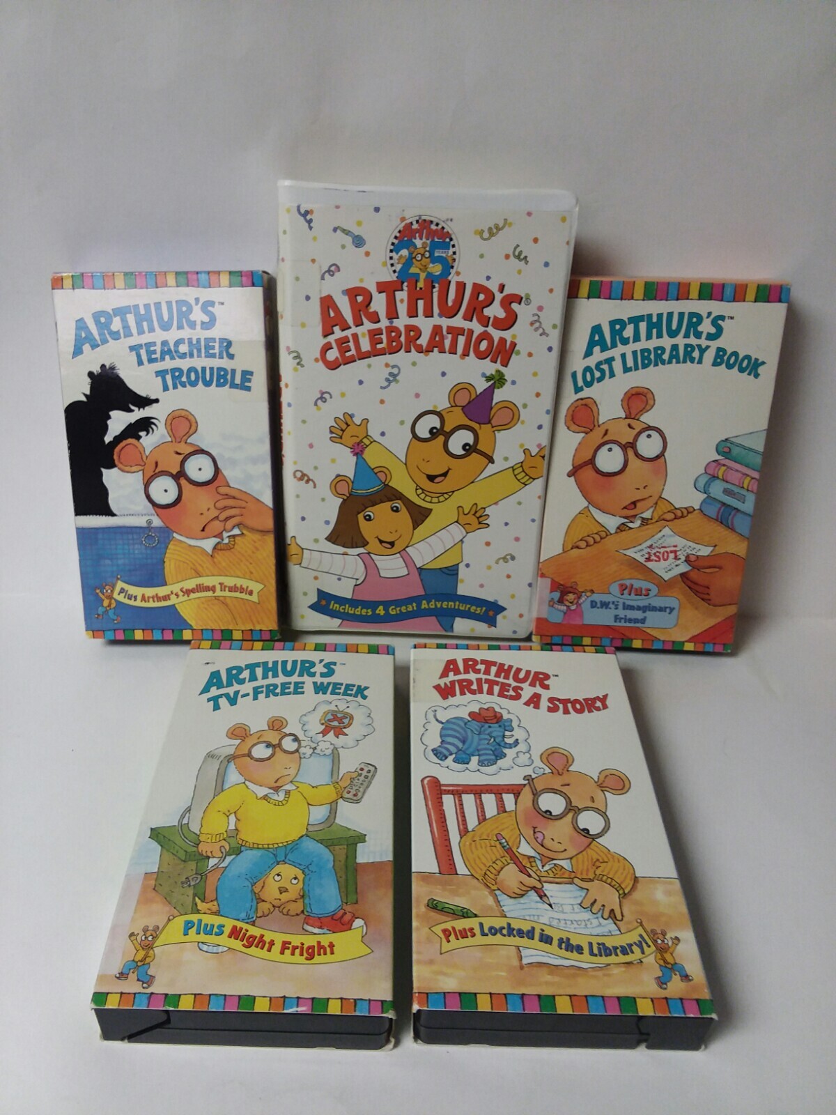 Vintage Lot Of 5 VHS Tapes ARTHUR Kids Tv | Grelly USA