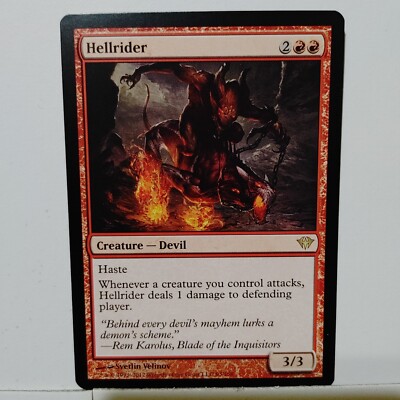 HELLRIDER --- MTG -- DARK ASCENSION --- NM | eBay
