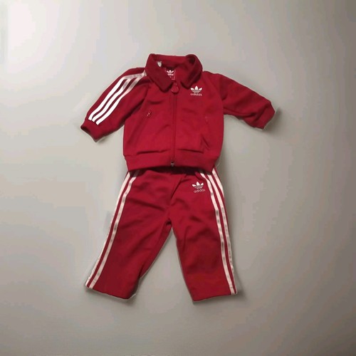 Adidas Originals Firebird Tracksuit, Red White, 6 months, 74cm | eBay
