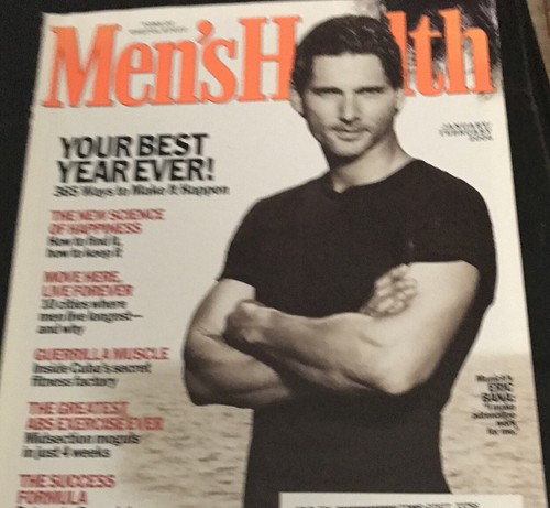 2006 JANUARY - FEBRUARY MEN'S HEALTH MAGAZINE - ERIC BANA FRONT COVER ...