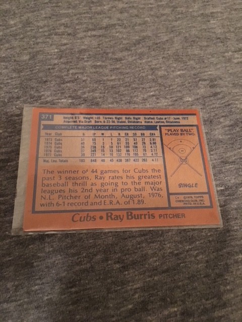 Ray Burris Autographed Signed Baseball -OMLB- Cubs Yankees Mets ...