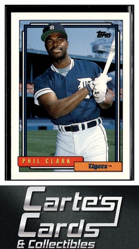 Phil Clark 1992 Topps Traded #24T Detroit Tigers | eBay