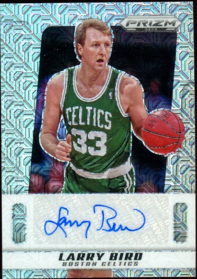 2024-25 Panini Prizm Deca - Signatures Larry Bird #PDS-84 Mojo Prizm ...