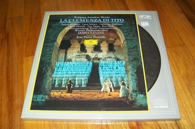 LA CLEMENZA DI TITO 2-Laserdisc LD BOXED SET MOZART OPERA JAMES LEVINE ...