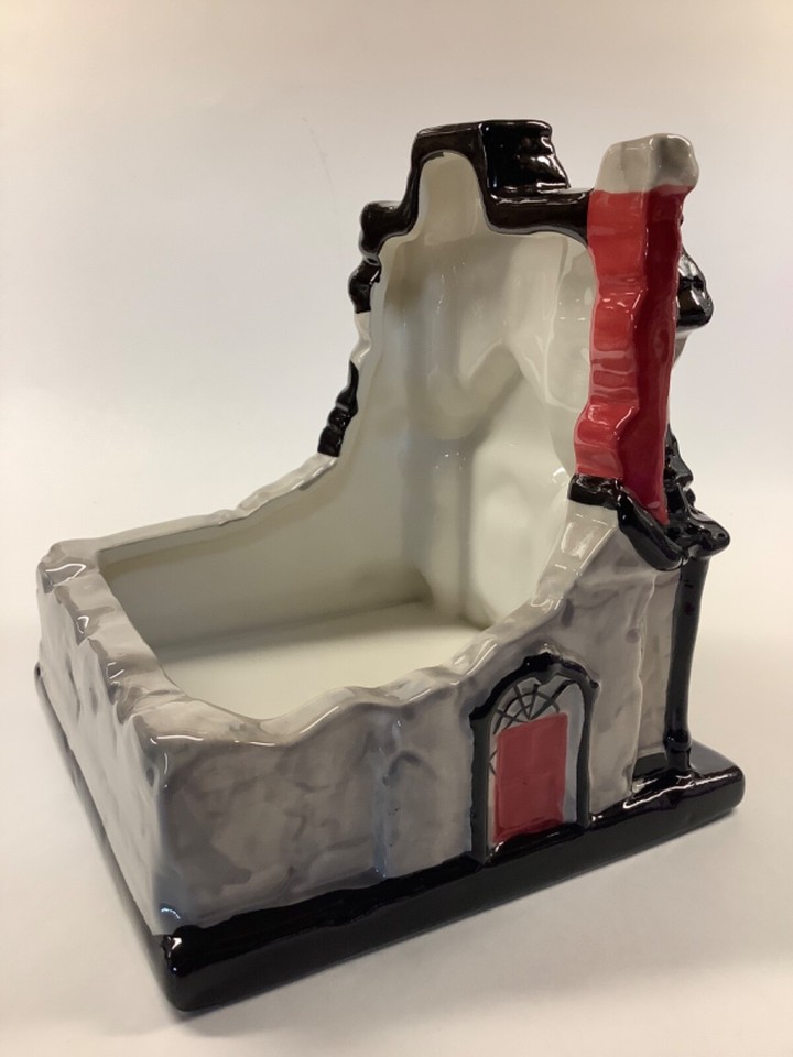 Yankee Candle Halloween Spooky Haunted House Porcelain Candle Holder ...