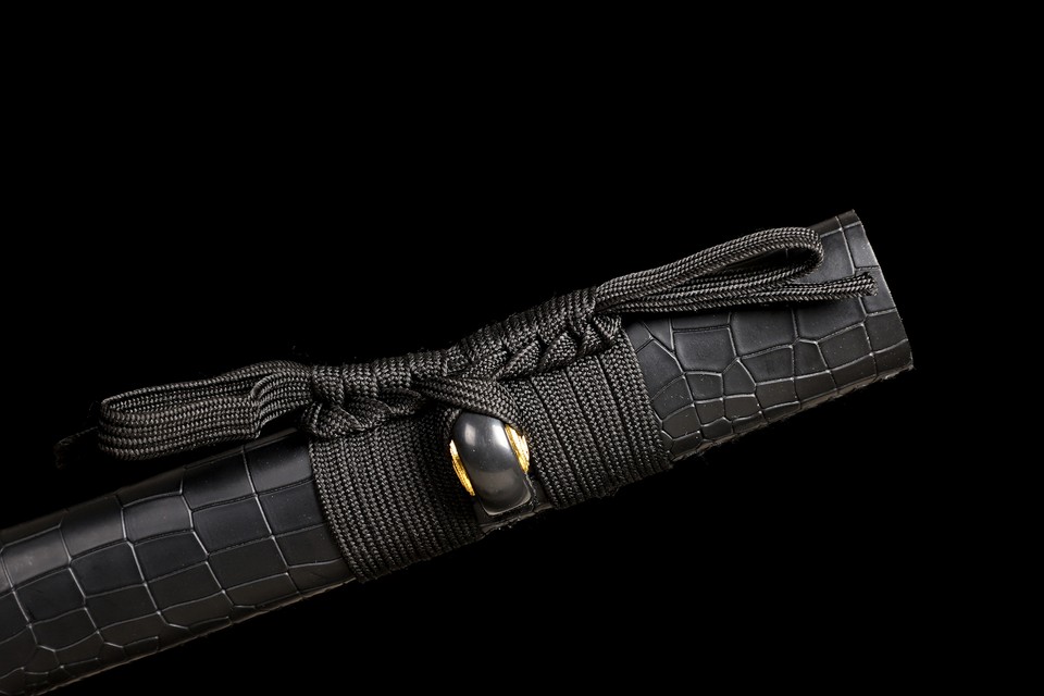 41'' Black Katana Japanese Samurai Sharp Sword T10 High Carbon Steel ...