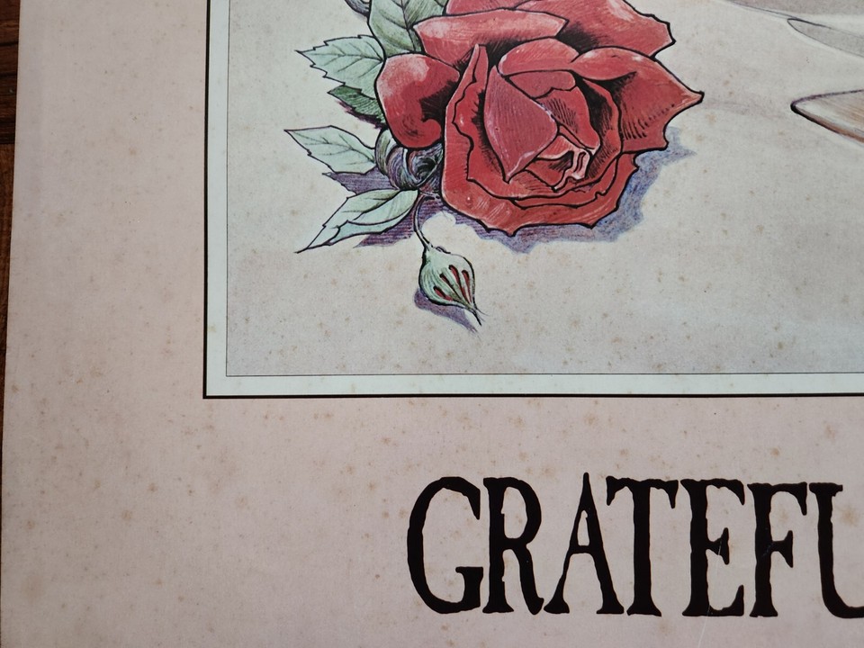 Bob Weir Grateful Dead Poster Stanley Mouse 1981 Europe Tour Dead ...