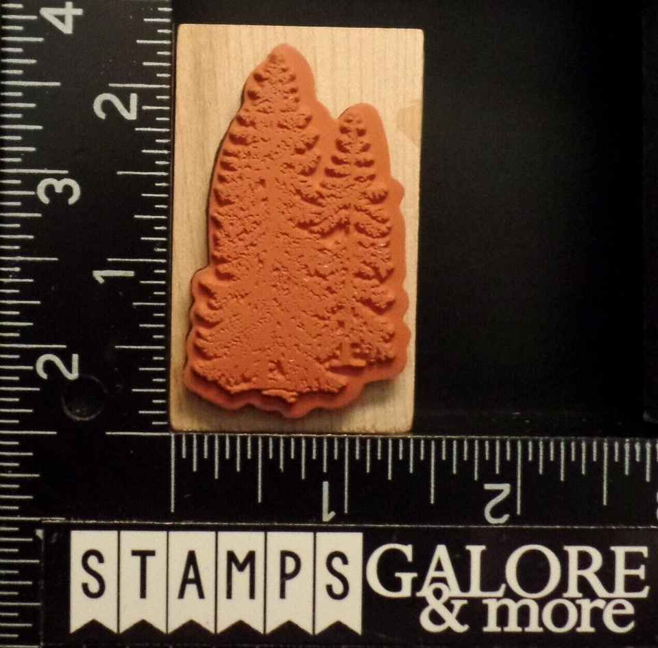 Inkadinkado Rubber Stamps EVERGREEN TREES SCENERY FOREST #W21 | eBay