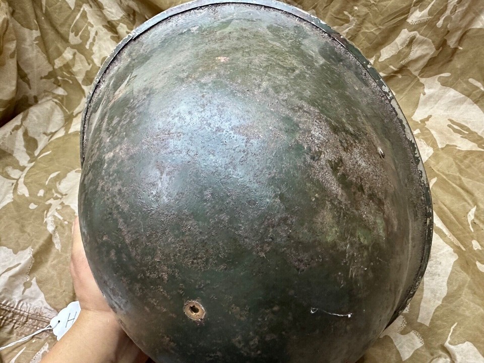 WW2 Mk3 High Rivet Turtle - British / Canadian Army Helmet - Nice ...