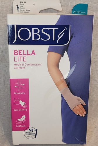 JOBST Bella Lite Soft Compression Wrist Sleeve Band Gauntlet 20-30mmHg ...