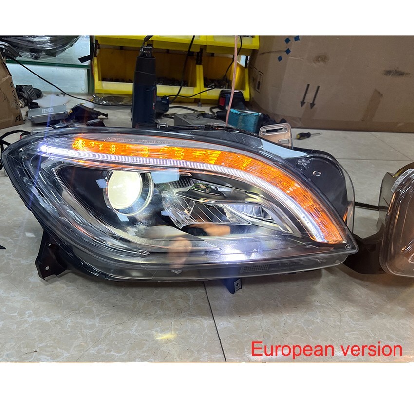 Mercedes-Benz ml166 headlight assembly ml350 ml400 2012-2016 full set ...