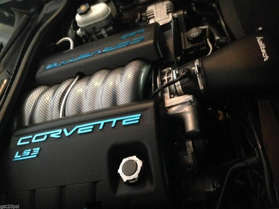 LS3 Fuel Rail Cover Letter Insert Kit Engine Dress-up Letters For C6 ...