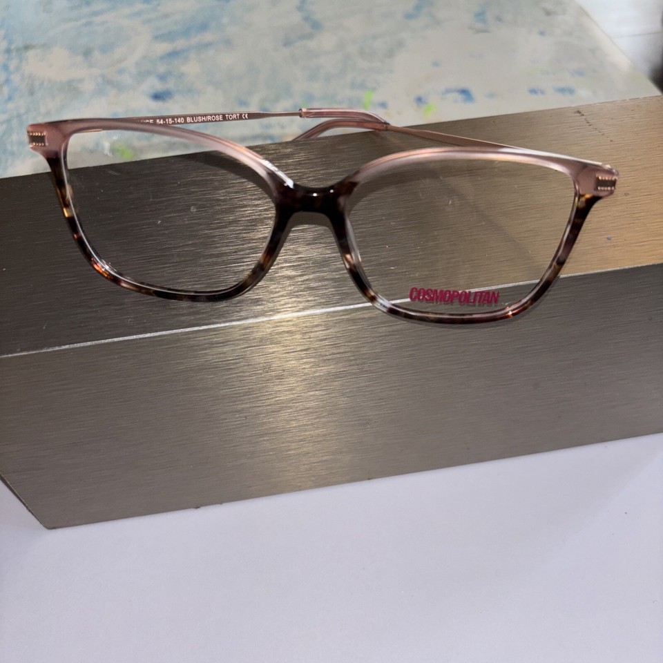 NEW COSMOPOLITAN FRAMES ONLY BLUSH ROSE TORTOISE 54/15/140 BRAND NEW ...