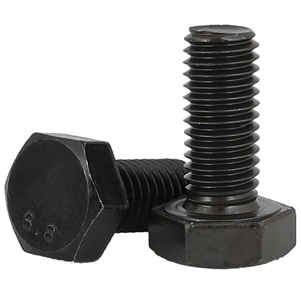 M12 1.5 Fine Thread Grade 8.8 Alloy Steel Hex Bolts Hex Head Screws ...