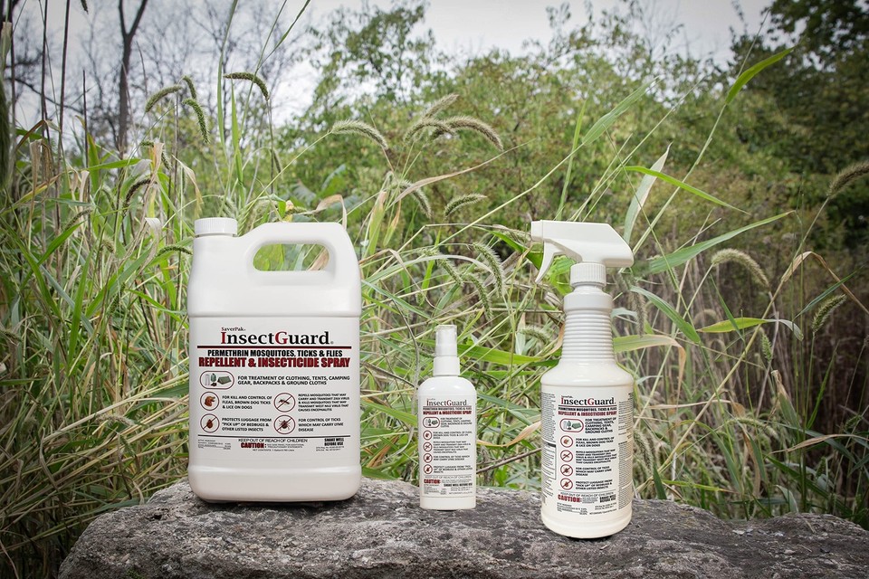 InsectGuard Permethrin Mosquitoes Repellent & Insecticide Spray Gallon ...