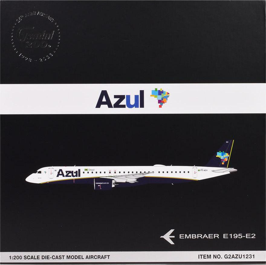 Embraer E195-E2 Commercial Aircraft Azul Brazilian Airlines (PS-AEH ...