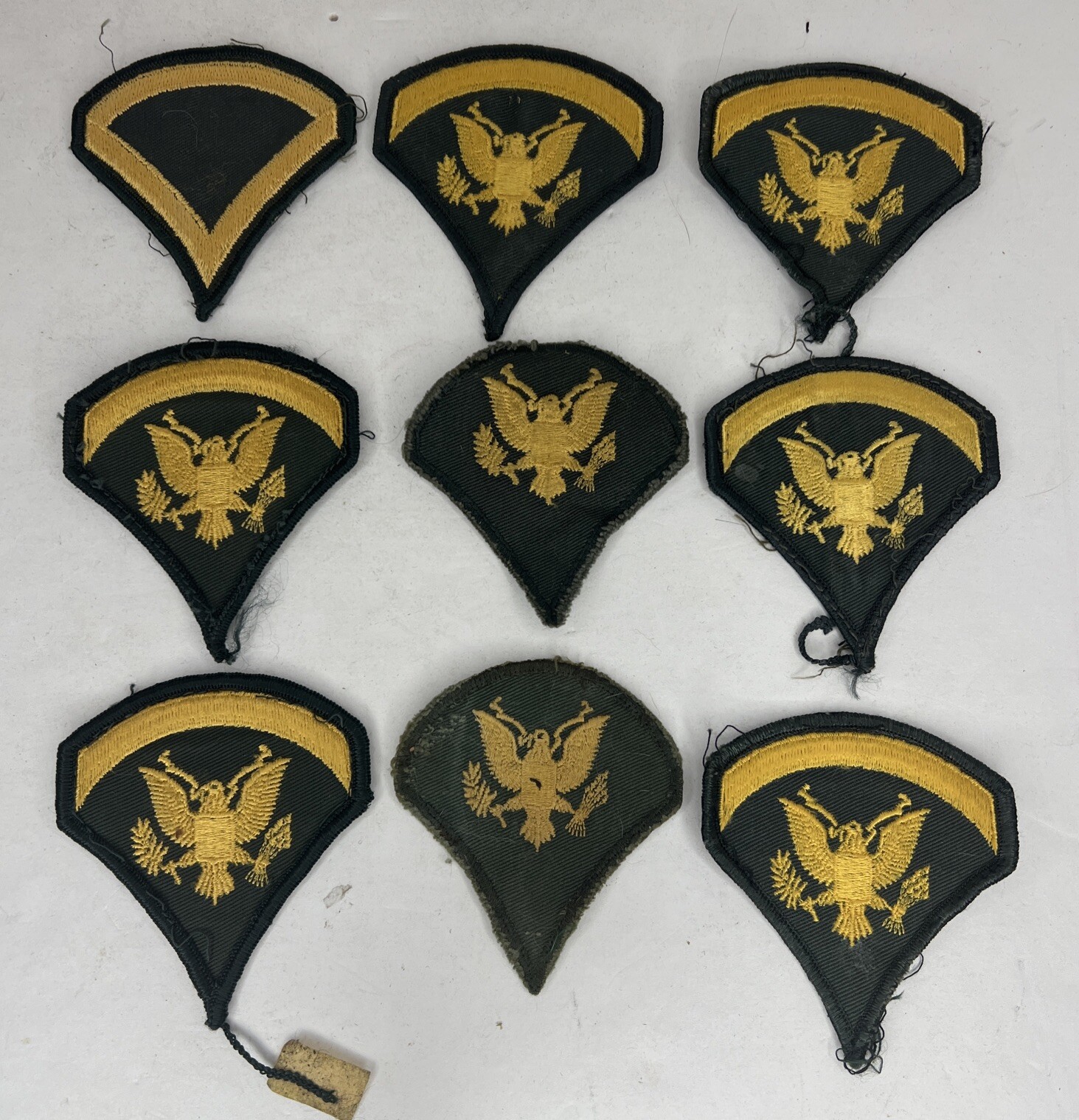 Lot Of NINE: US Army Military Uniform Patches | eBay