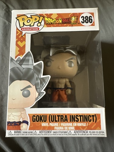 Dragon Ball Super Goku Ultra Instinct Form Funko Pop #386 with ...