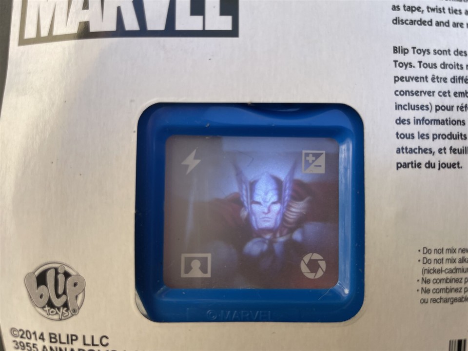 Marvel Avengers Blip Toys 2014 Rare NIP Camera w/Lights Sounds ...