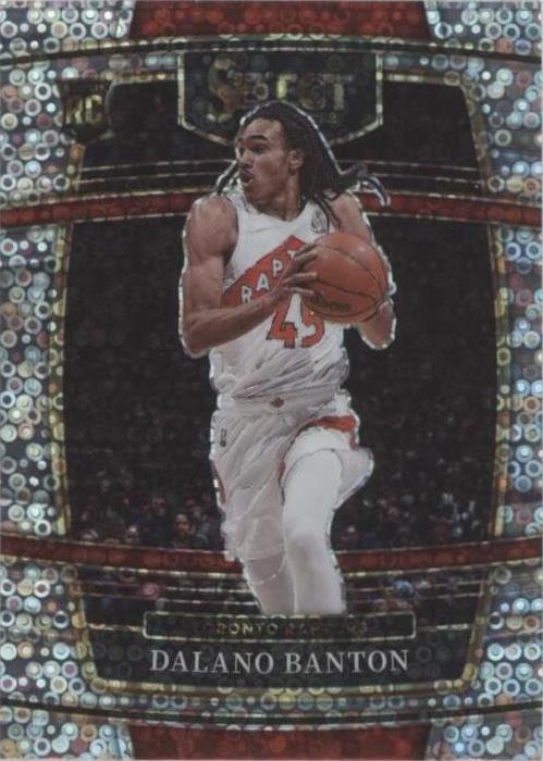 2021-22 Panini Select - Concourse Dalano Banton #91 Disco Prizm (RC ...