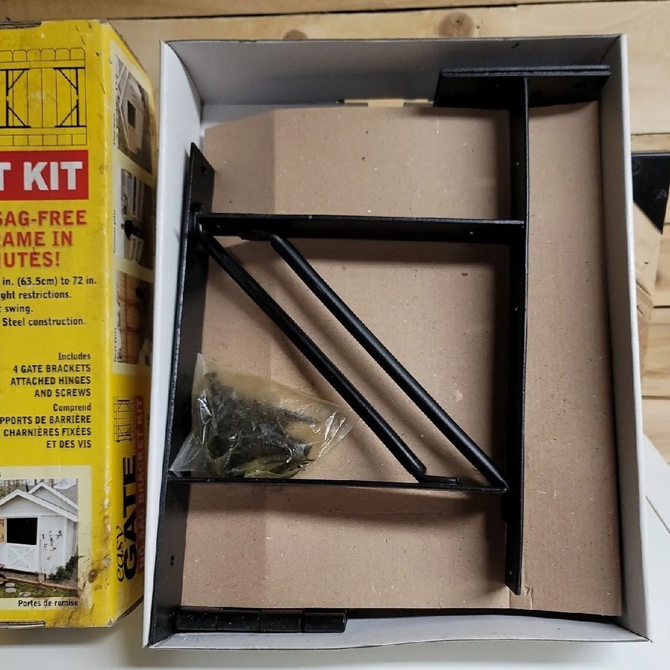 Gate No Sag Bracket Kit HOMAX RHODES AMERICAN Easy Fence Shed Entry ...