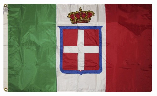 3x5 Embroidered Kingdom Italy Royal Crown 600D 2PLY Sewn Nylon Flag 3 ...